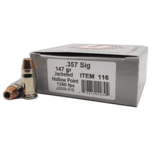 357 Sig - Underwood 147 Grain XTP Jacketed Hollow Point - 20 Rounds ...
