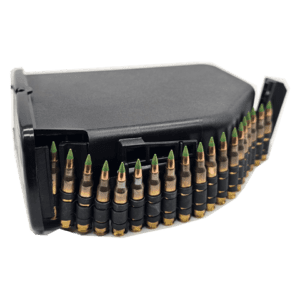5.56 NATO - Win / Lake City 62 Grain M855 Green Tip Linked 249 SAW Box ...