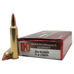 204 Ruger - Hornady Superformance Varmint 32 Grain V-Max - 20 Rounds ...