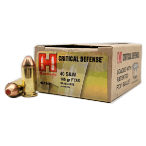 40 S&W - Hornady Critical Defense 165 Grain FTX JHP