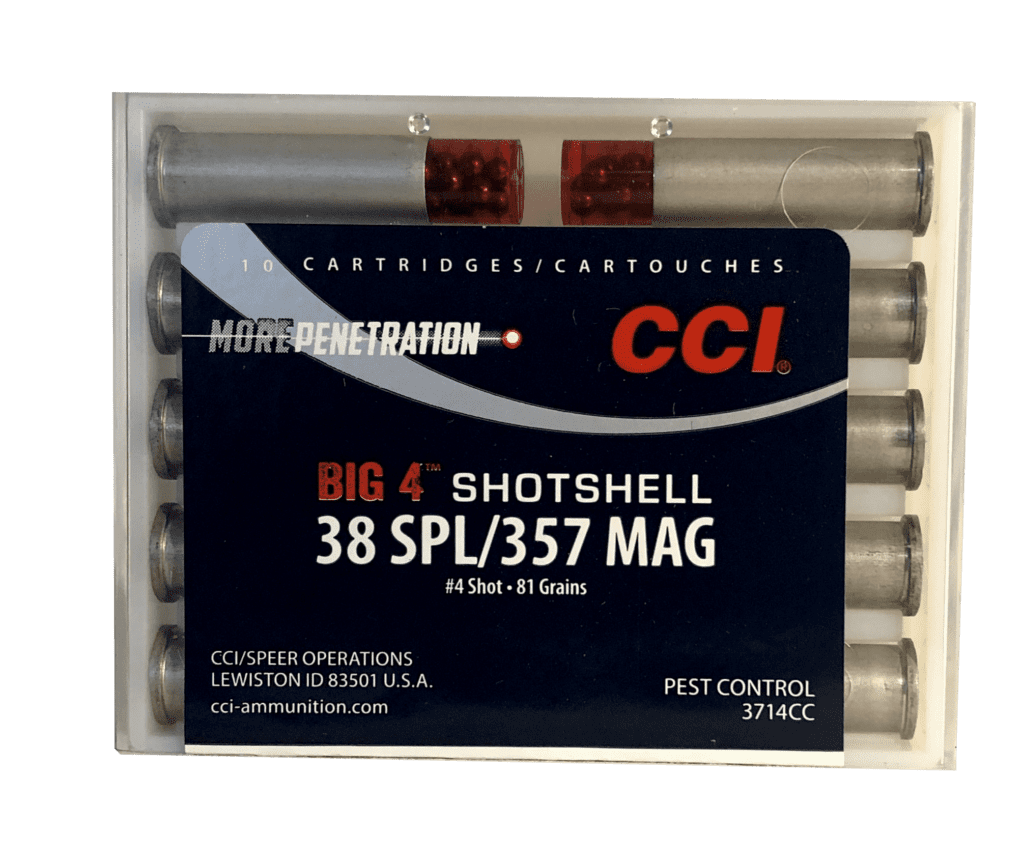 38 Special - CCI Shotshell 38/357 84 Grain #4 Shot