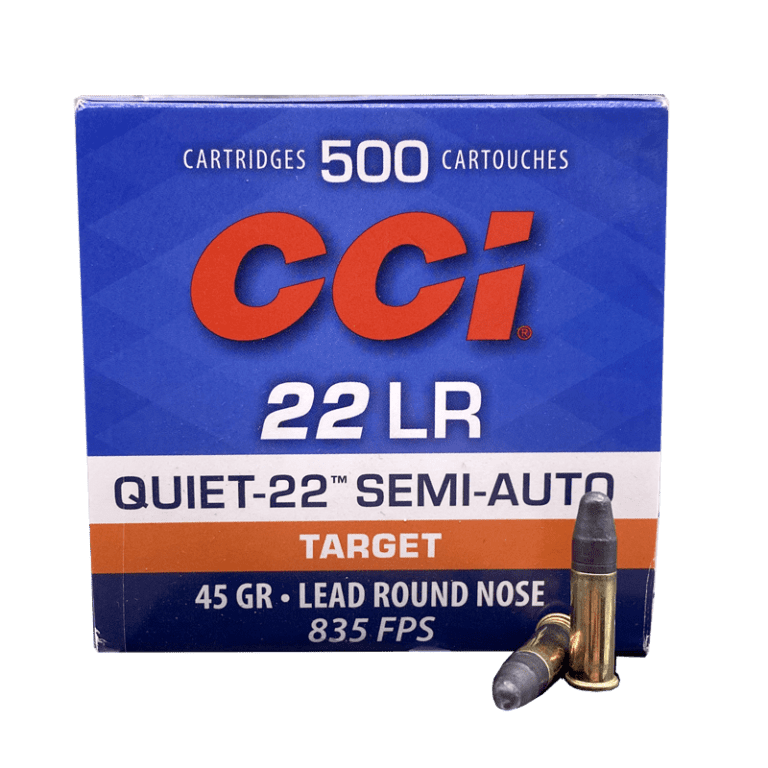 22 Long Rifle - CCI Quiet 45 Grain Semi-Auto - 500 Rounds - Velocity ...