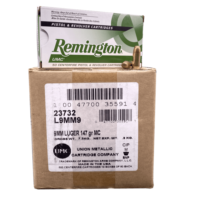 9mm - Remington 147 Grain FMJ