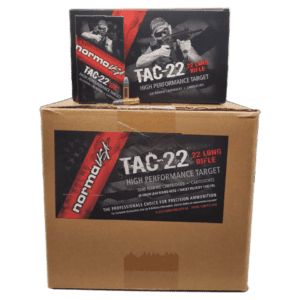 22 Long Rifle - Norma Tac-22 High performance Target 40 Grain LRN Case