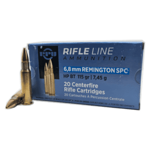 6.8 SPC - PPU Rifle Line 115 Grain Hollow Point Boat Tail - Velocity ...