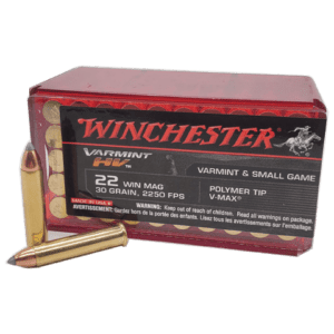 22 Magnum - Winchester 30 Grain Varmint HV V-Max