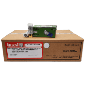 12 Gauge - Sterling 2-3/4″ Big Game 1oz Rifled Slug Case