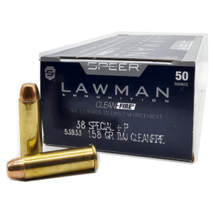 38 Special - Speer Lawman 158 Grain +P TMJ