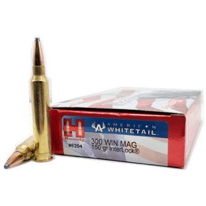 300 Win Mag - Hornady American Whitetail 150 Grain InterLock - 20 ...