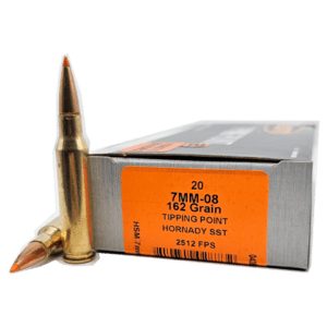7mm-08 - HSM Tipping Point 162 Grain Hornady SST - 20 Rounds - Velocity ...