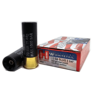 12 Gauge - Hornady American Whitetail 325 Grain Interlock Slug - 5 ...