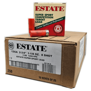 12 Gauge - Estate 2-3/4″ #8 Lead Shot