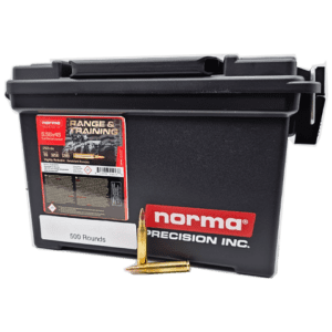 5.56 NATO - Norma Range & Training 55 Grain Full Metal Jacket - 500 Rounds - Velocity Ammunition ...