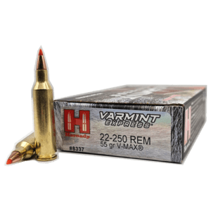 22-250 Rem - Hornady 55 Grain Varmint Express V-Max - 20 Rounds ...