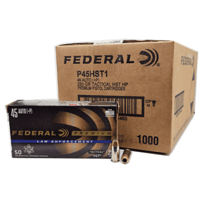 45 Auto - Federal HST +P LE 230 Grain JHP