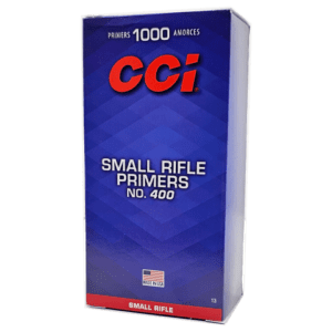 Small Rifle Primers - CCI no. 400 - 1000 Count - Velocity Ammunition Sales