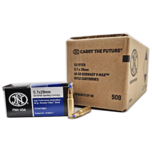 5.7×28 - FN SS197SR 40 Grain V-Max Polymer Tip