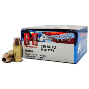 380 Auto - Hornady American Gunner 90 Grain XTP - 25 Rounds - Velocity ...