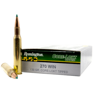 270 Win - Remington Core-Lokt 130 Grain - 20 Rounds - Velocity ...