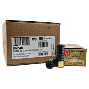 12 Gauge - Hornady 2-3/4″ Critical Defense 8 Pellet 00 Buckshot