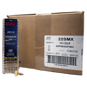 22 Long Rifle - CCI Suppressor Max 45 Gr. Segmented Hollow Point - 5000 ...