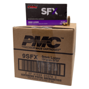 9mm - PMC SFX 124 Grain SFHP - 1000 Rounds - Velocity Ammunition Sales