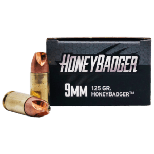 9mm - Black Hills Honey Badger 125 Grain Subsonic - 20 Rounds ...