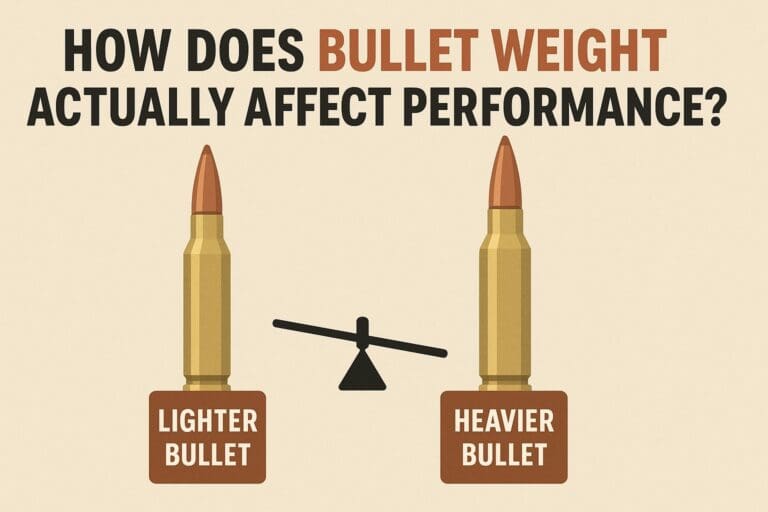 How Does Bullet Weight Actually Affect Performance?